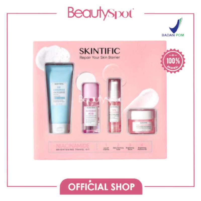 Niacinamide Brightening Travel Kit Skintific Lengkap Harga Terbaru Mei ...