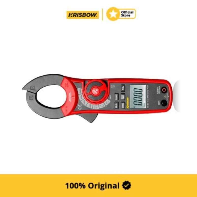 Promo KRISBOW CLAMP METER TANG AMPERE AC/DC PRO TRUE RMS 1000 A ...