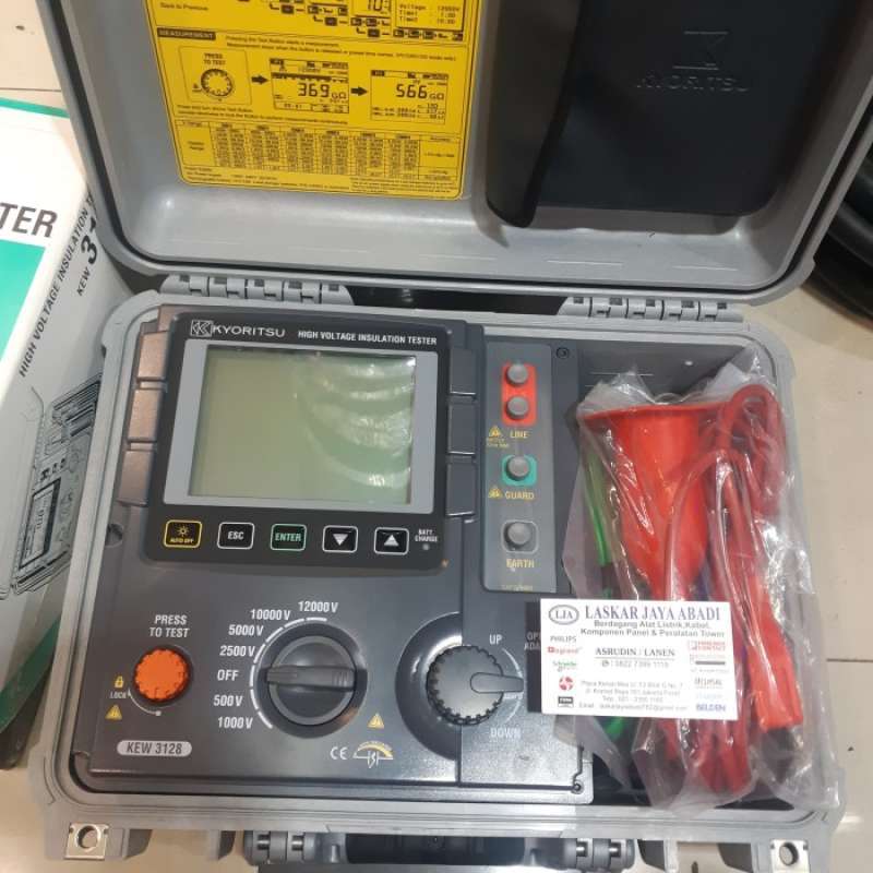 Promo KYTSU 3128 DIGITAL HIGH VOLTAGE INSULATION METER TESTER MEGGER ...