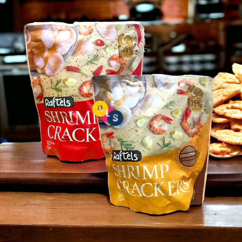 Jual Raftels Shrimp Crackers/Kerupuk Udang/Raftels Spicy /Raftels ...
