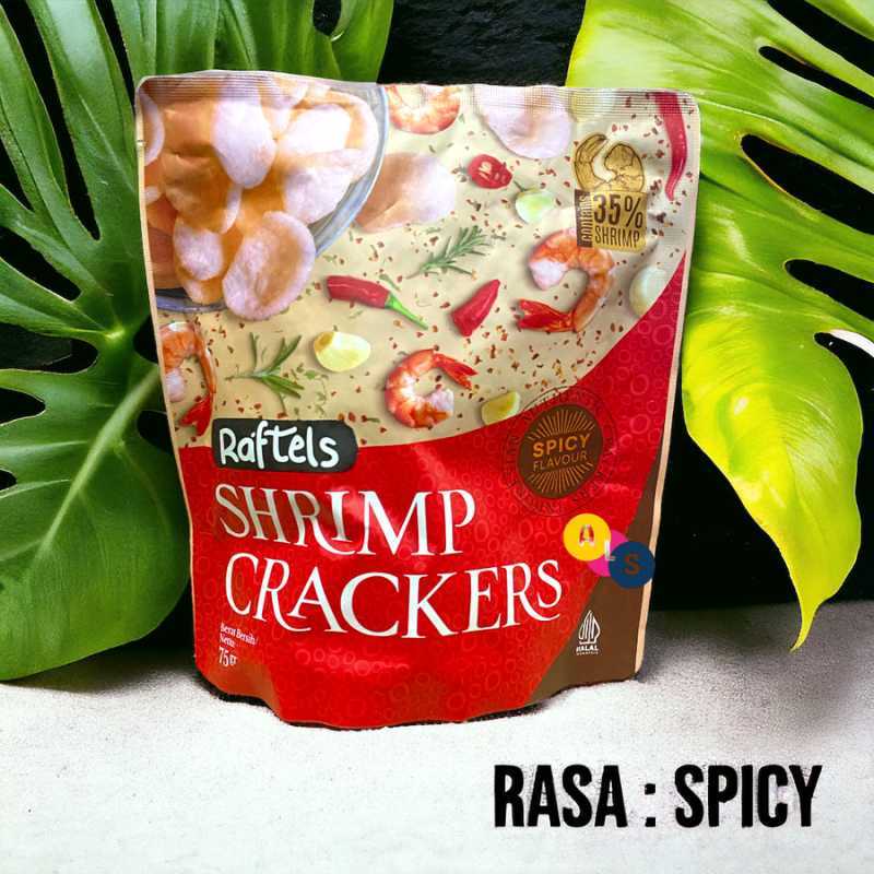 Jual Raftels Shrimp Crackers/Kerupuk Udang/Raftels Spicy /Raftels ...