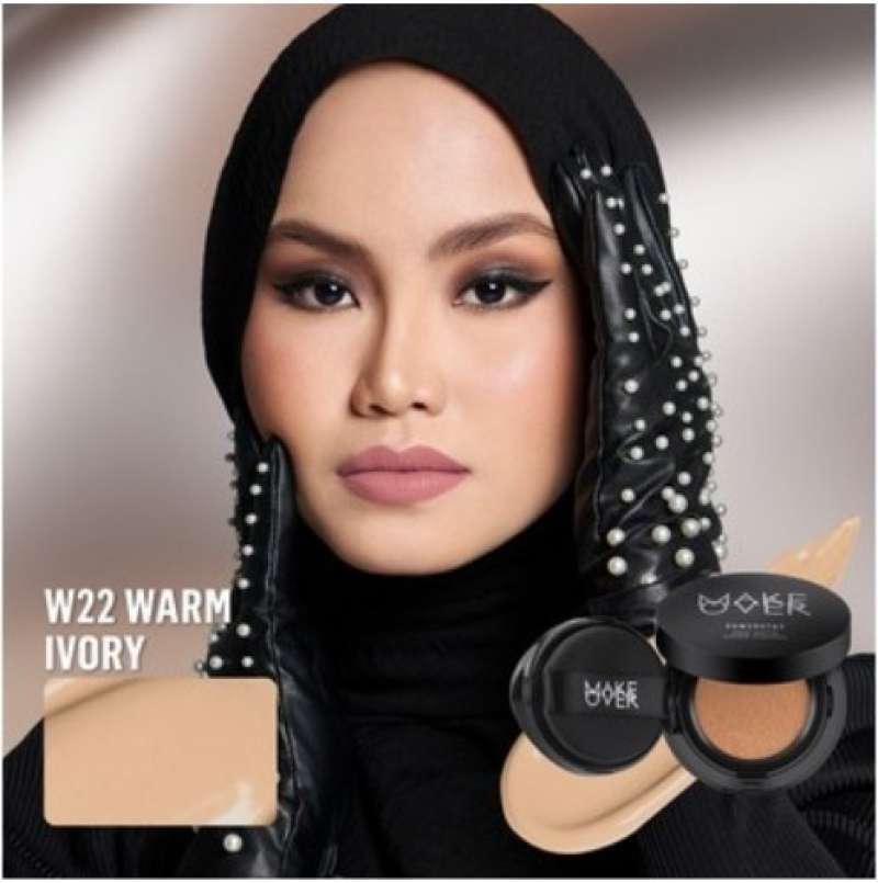 Jual Make Over - Powerstay Demi-matte Cover Cushion 15gr - W22 Warm ...