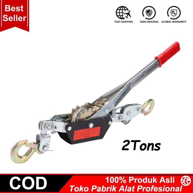 Promo Hand Puller Rachet Tracker / Hand Takel - Kapasitas 2 ton 4ton ...