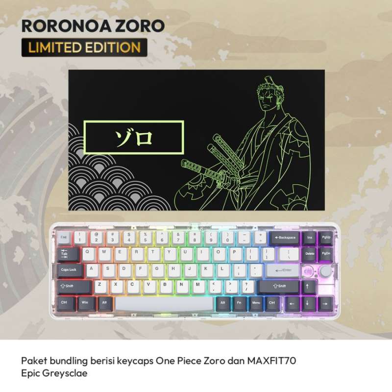 Jual Fantech One Piece Keyboard MAXFIT70 Mechanical Bundling Keycaps ...