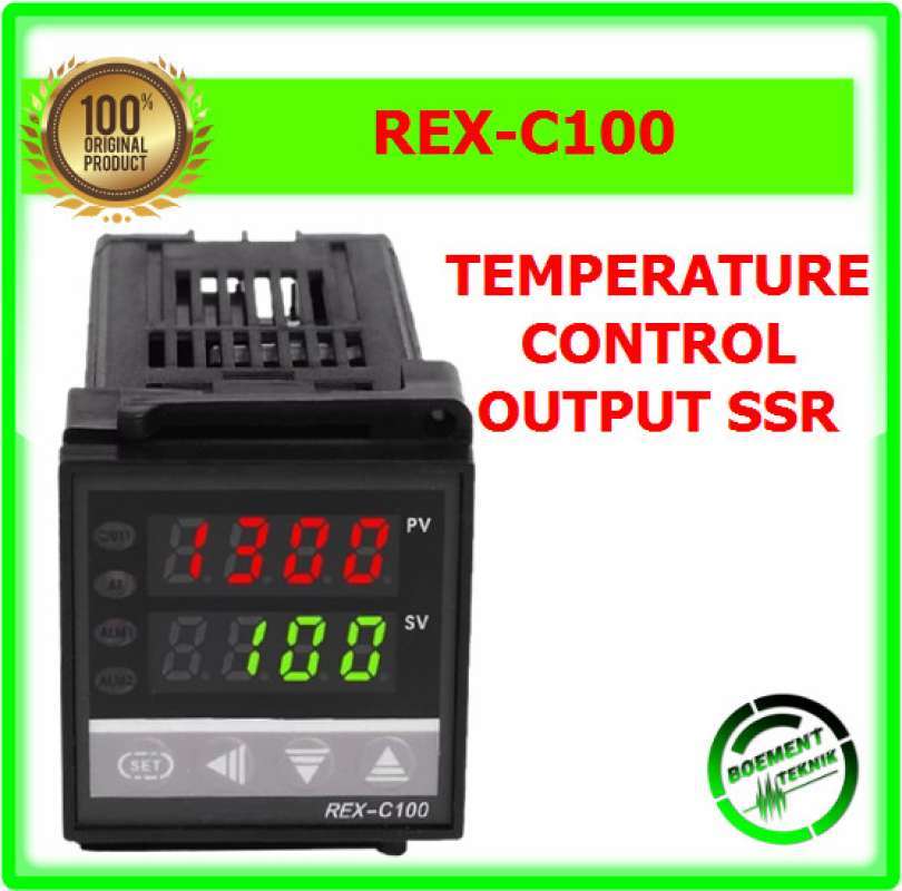 Promo TEMPERATUR TEMPERATURE CONTROLLER OUTPUT SSR REX-C100 PID ...