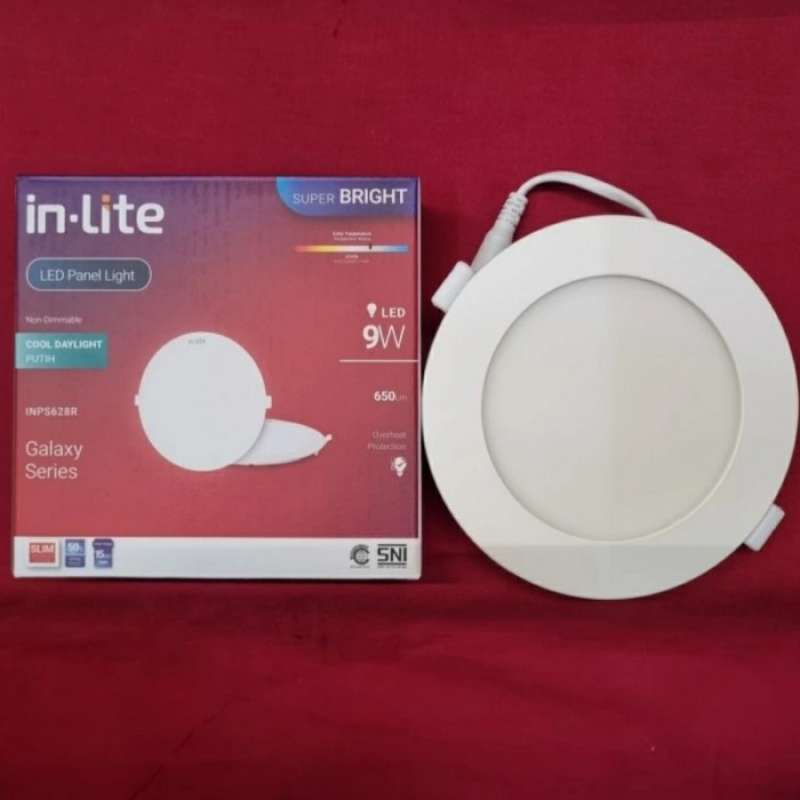 Promo INLITE DOWNLIGHT PANEL LED 9 WATT BULAT INBOW INPS 626R 9WATT IN ...