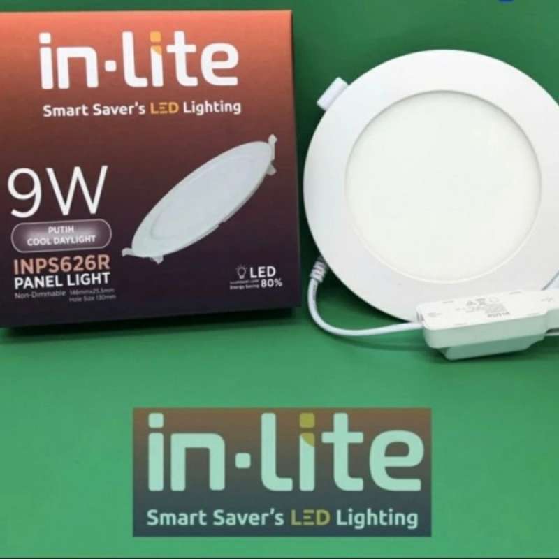 Promo INLITE DOWNLIGHT PANEL LED 9 WATT BULAT INBOW INPS 626R 9WATT IN ...