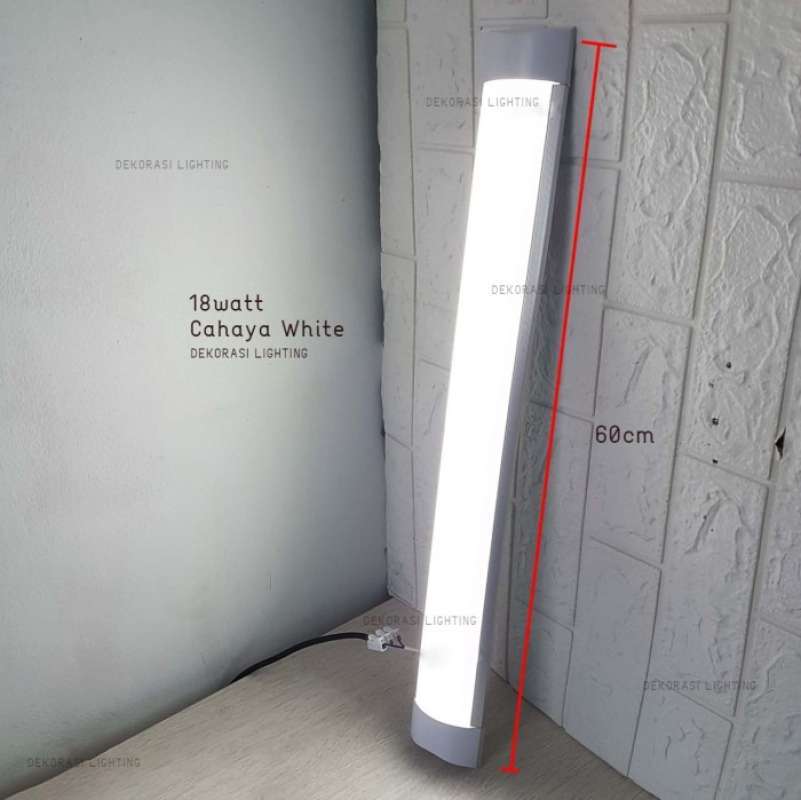 Promo KAP LAMPU LED PANJANG OUTBOW TUBE NEON LED 18W GANTI T5 T4 T8 ...