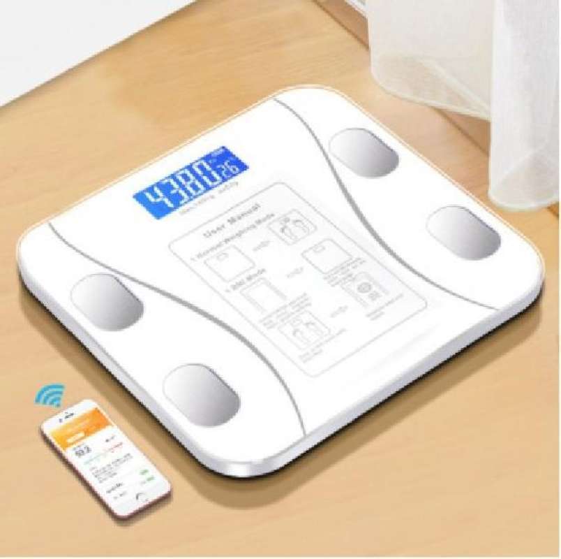Jual Timbangan Fat Monitor with App Smart Scale Timbangan Badan Digital ...