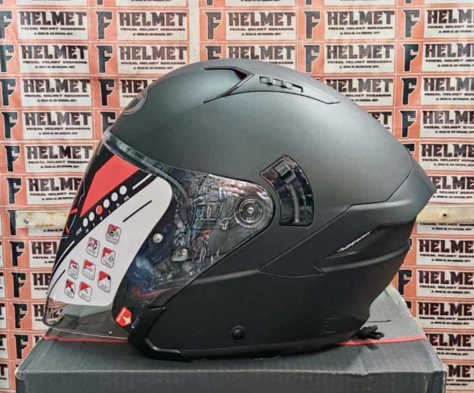 Jual KYT NFJ / HELM KYT NF-J Black Dof ORIGINAL di Seller FAIZAL_HELM - Jepara, Kota Surabaya ...