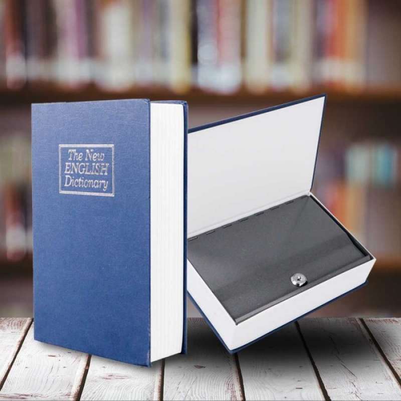 Promo HOMESAFE Kotak Buku Kamus Hidden Security Box Dictionary Book Key ...