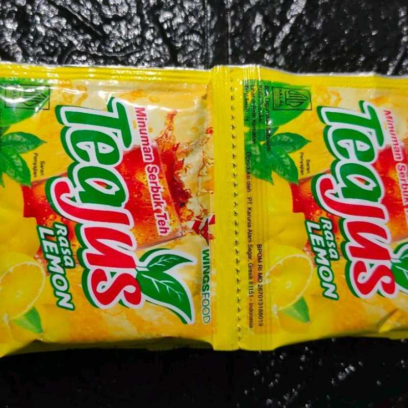 Jual teajus 10 sachet minuman serbuk teh - Lemon di Seller Pentagon ...