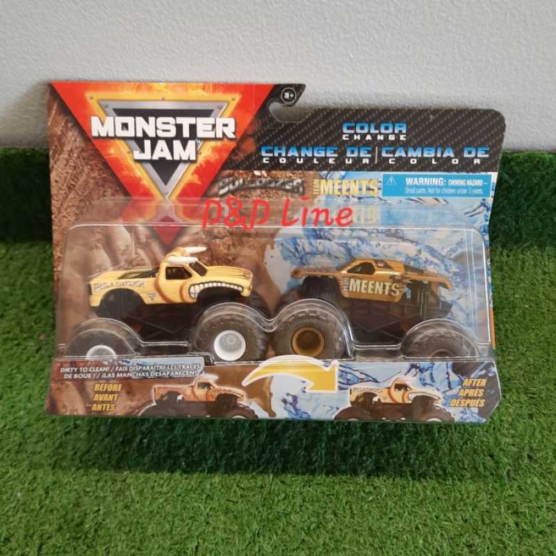 Promo MONSTER JAM SPIN MASTER BULLDOZER MONSTER JUMP HOT WHEELS ...