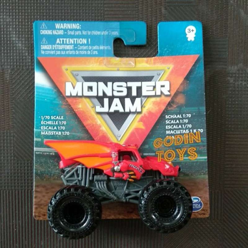 Promo MONSTER JAM DRAGONOID BAKUGAN1/70 MINIS MINI SPIN MASTER ...