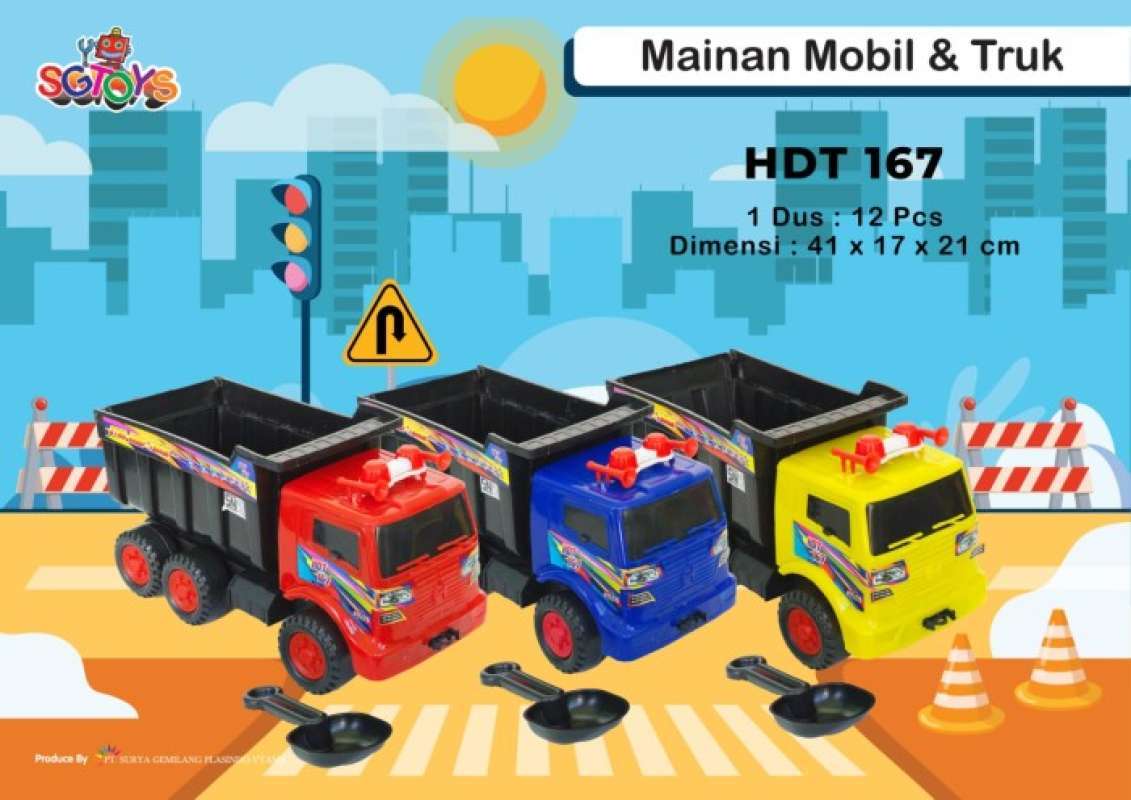 Promo MAINAN ANAK MOBIL HINO DUMP TRUCK HDT 167 KOLEKSI MAINAN TRUCK ...