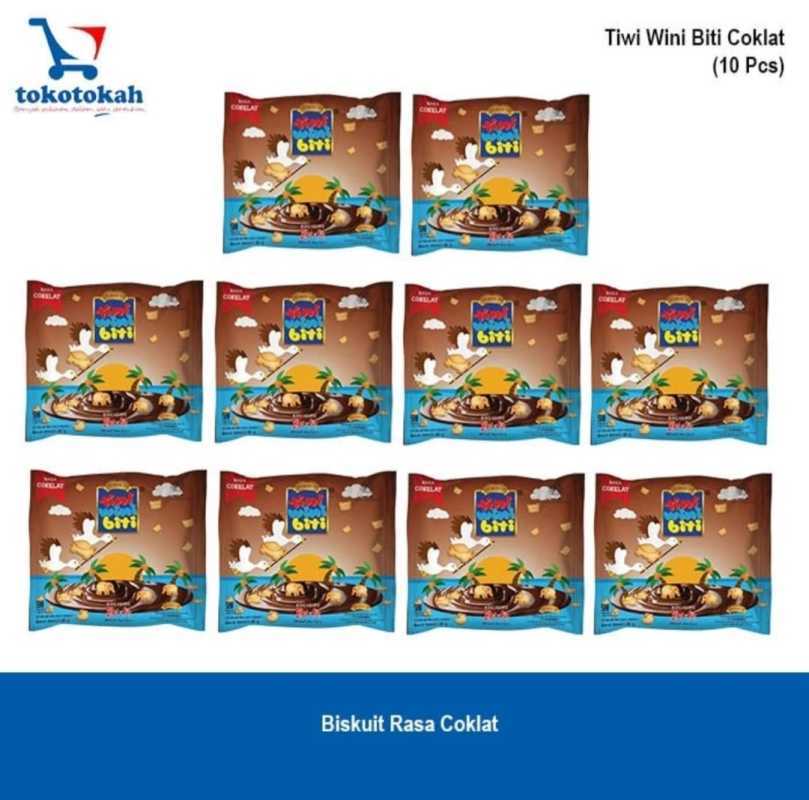 Jual TINI WINI BITI biskuit anak Coklat 20 g bentuk binatang 10 di ...