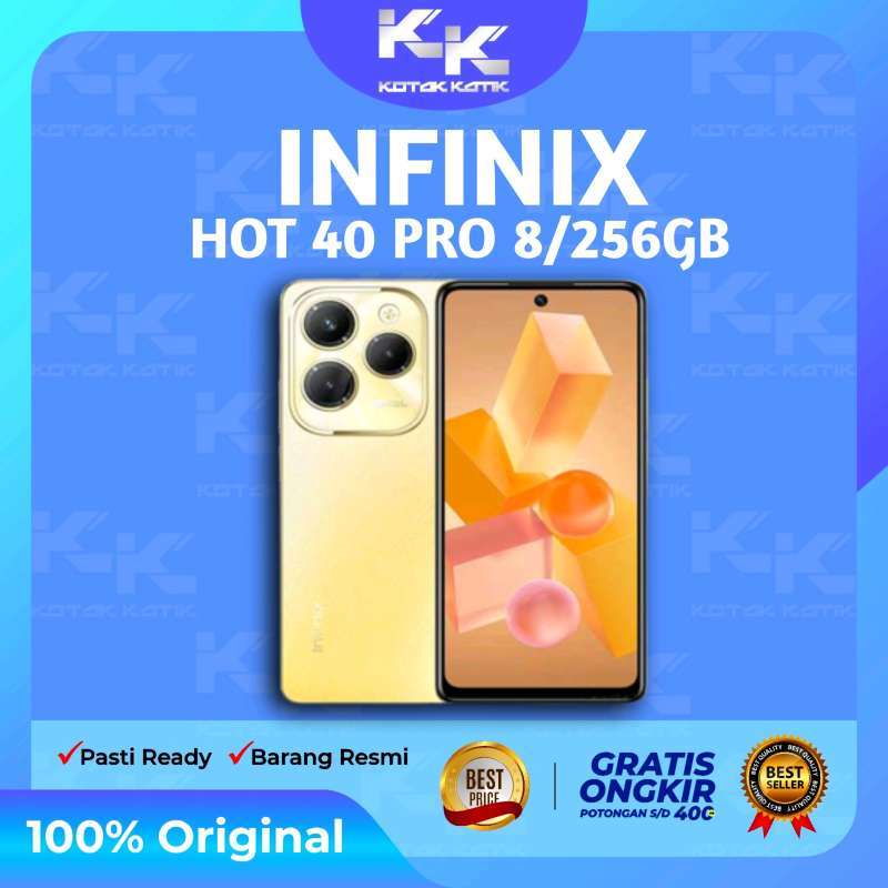 Jual INFINIX HOT 40 PRO RAM 8/256GB - NEW GARANSI RESMI di Seller Kotak ...