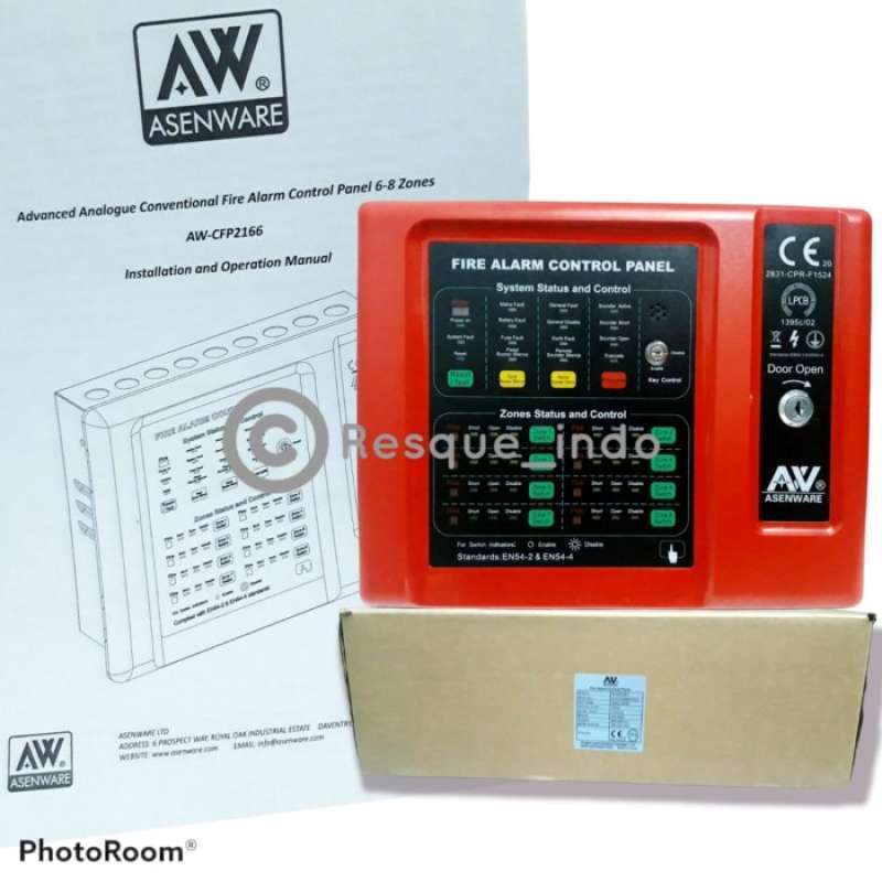 Promo CONVENTIONAL FIRE ALARM PANEL 8ZONE MERK ASENWARE - Diskon 50% di ...