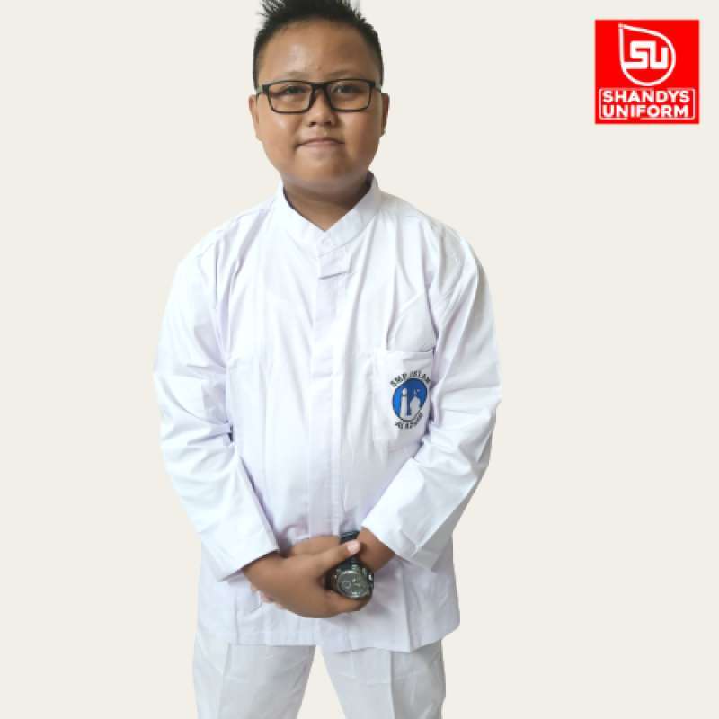 Jual Shandys Uniform - Baju Muslim SMA Al-Azhar Model baju koko lengan ...