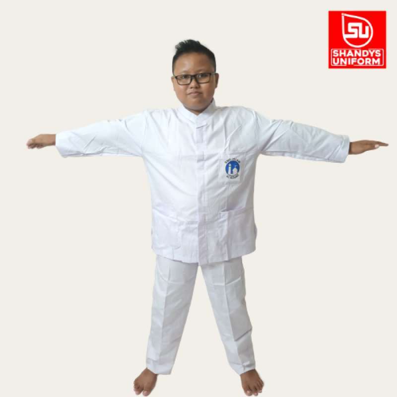 Jual Shandys Uniform - Baju Muslim SMA Al-Azhar Model baju koko lengan ...