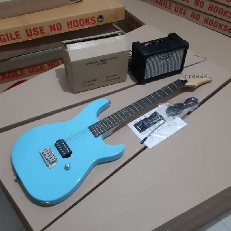Promo PAKET GITAR SAMICK SS51 ORIGINAL PLUS AMPLI RECOMENDED SIAP PAKAI ...