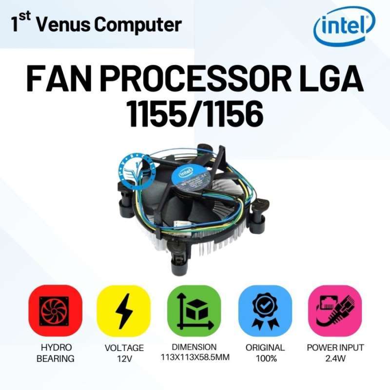 Jual Fan Processor LGA 1155/1156/775 Kipas CPU Prosesor / COM38-FAN di ...