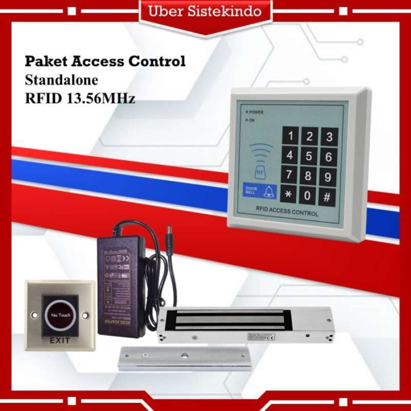 Promo PAKET ACCESS DOOR STANDALONE RFID CARD & PIN ACCESS CONTROL - Diskon 50% di Seller ...