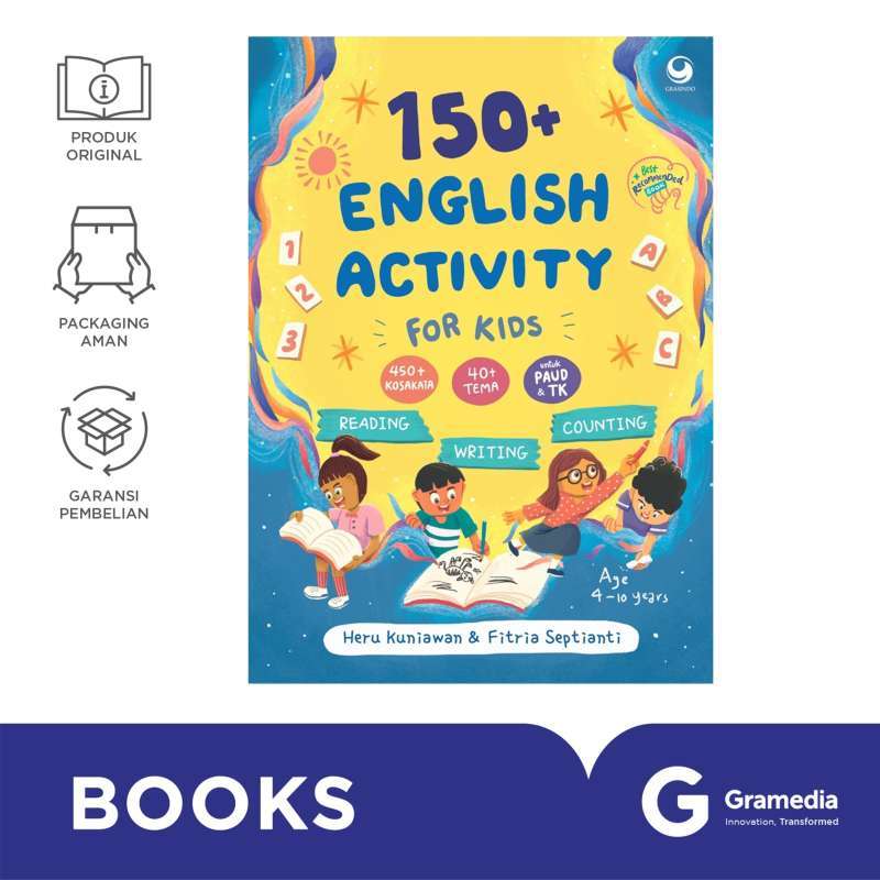Jual Buku 150+ English Activity for Kids (Heru Kurniawan) di Seller ...