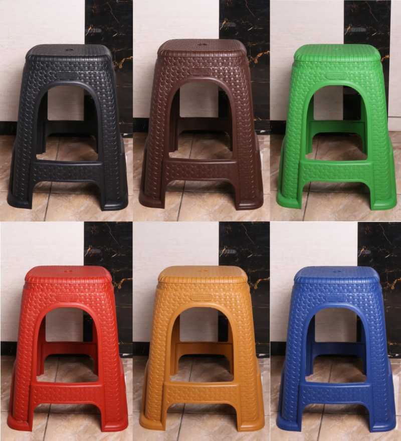 Jual BANGKU BAKSO PLASTIK KURSI PLASTIK MOTIF ROTAN / KURSI BAKSO BULAT ...