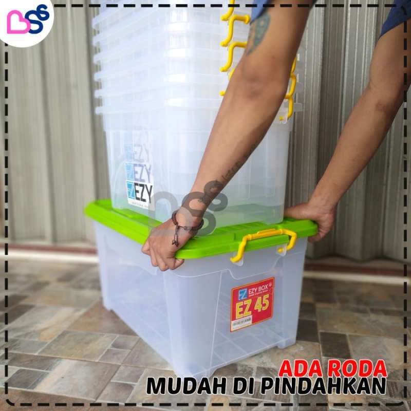 Promo EZY CONTAINER BOX CB 45 LITER BSM KONTAINER KOTAK PENYIMPANAN TERBARU Diskon 9% di Seller ...