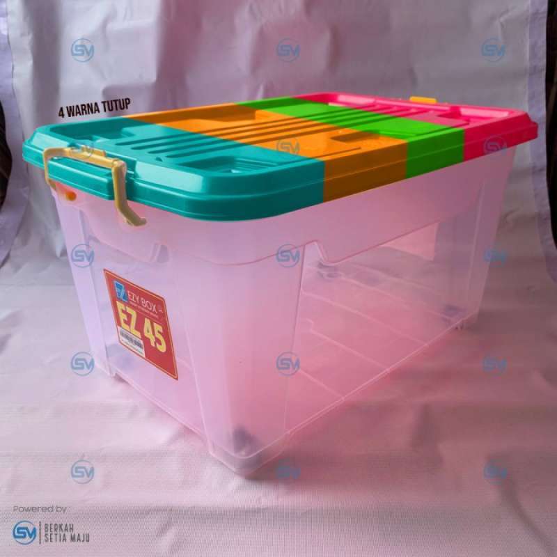 Promo EZY CONTAINER BOX CB 45 LITER BSM KONTAINER KOTAK PENYIMPANAN ...