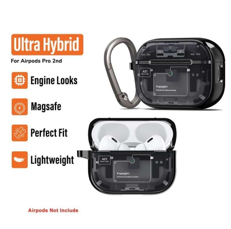 Promo Case AirPods Pro 2 Gen Spigen Ultra Hybrid Zero One Cover Casing ...
