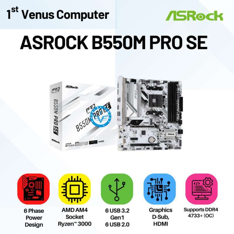 Jual Motherboard Asrock B550 Pro Original Murah - Harga Diskon Juni ...