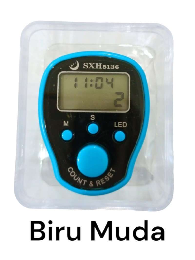 Jual Tasbih Digital LED dan Jam Hand Finger Counter - BOX 4 TOMBOL ...