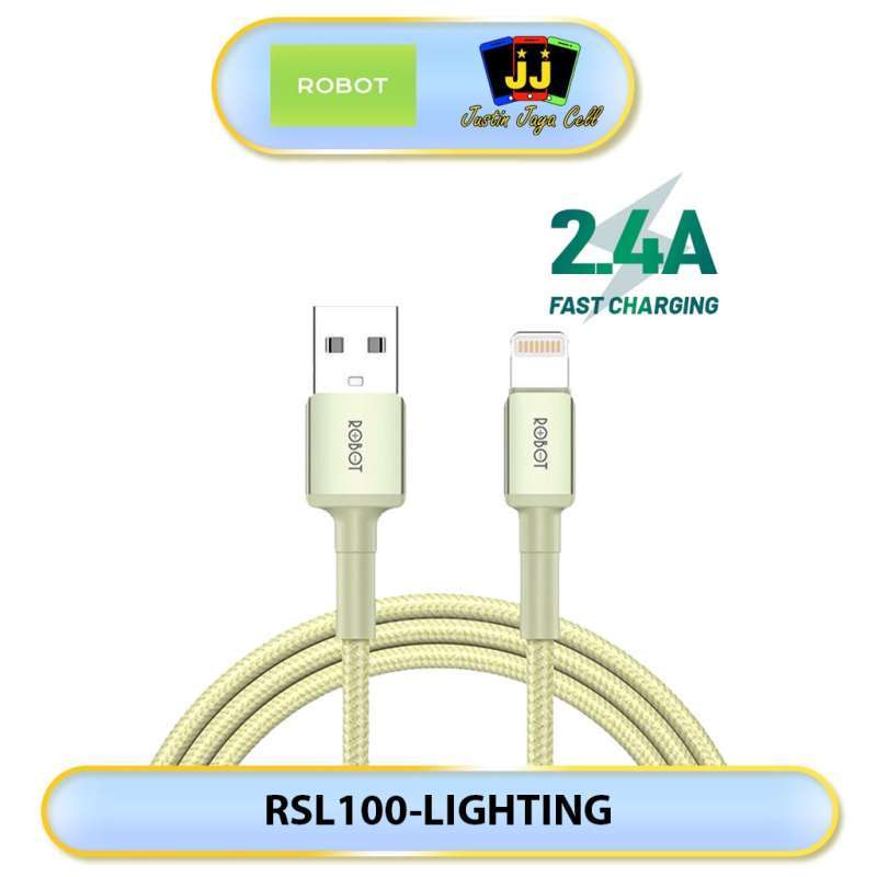 Jual KABEL DATA TYPE C & MICRO & IPHONE ROBOT RSC100 RSM100 RSL100 3A ...