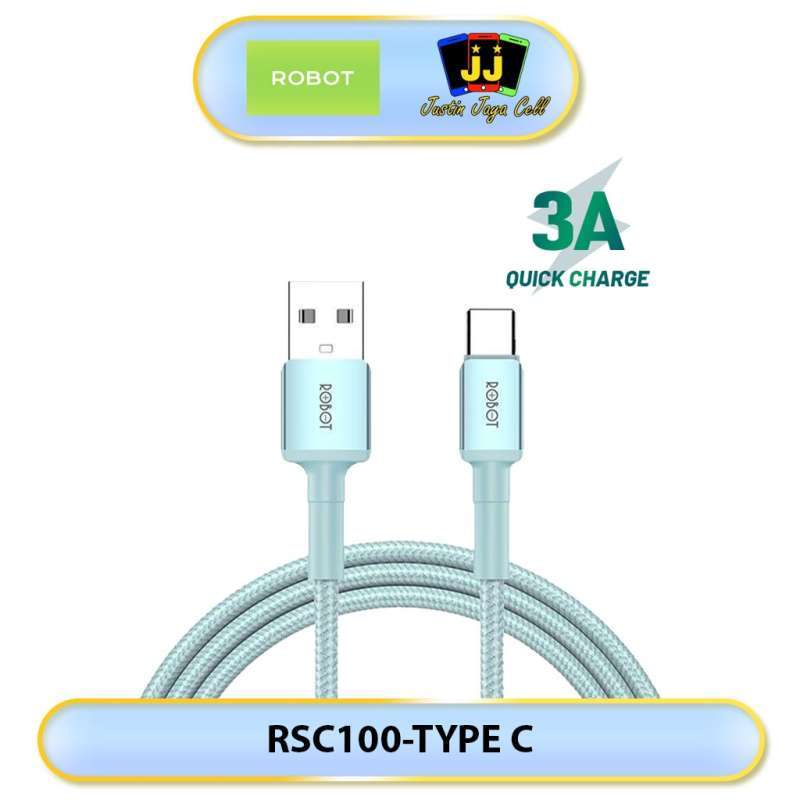 Jual KABEL DATA TYPE C & MICRO & IPHONE ROBOT RSC100 RSM100 RSL100 3A ...