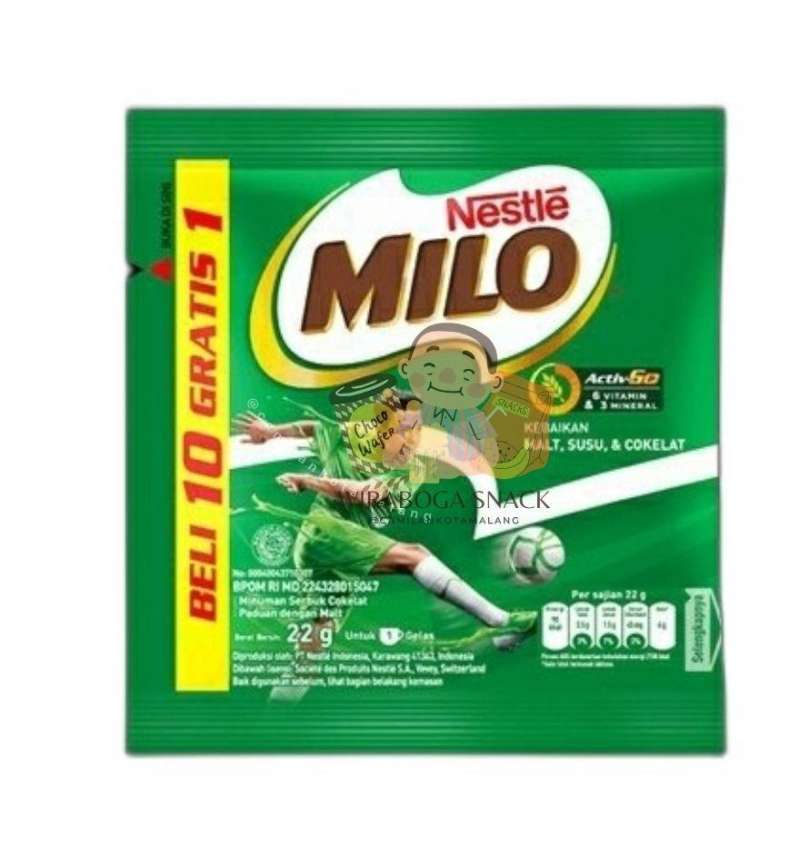 Jual Milo Sachet 22gr Susu Bubuk Coklat Sachet di Seller ...