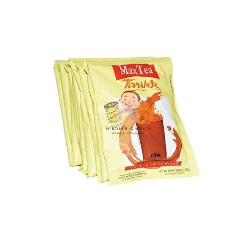 Jual Teh Tarik Max Tea Sachet 25gr - Teh Krimer Gula Susu - Sachet di ...