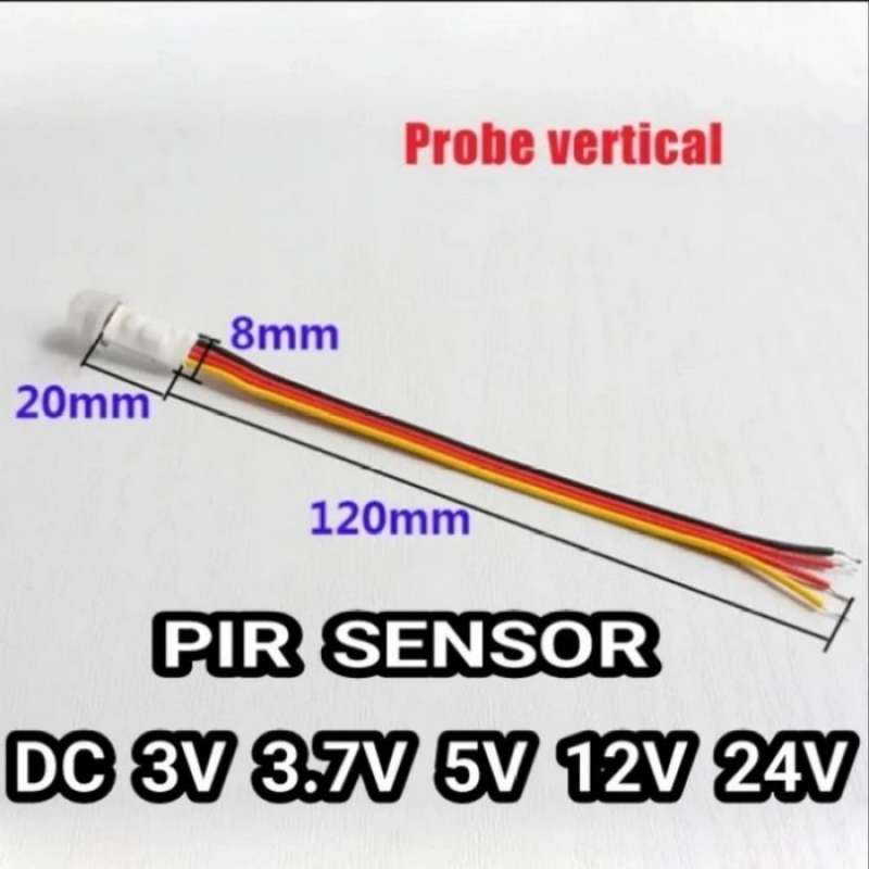 Promo MINI PIR SENSOR DC 3V/3.7V/5V/12V/24V MOTION DETECTOR SAKLAR ...