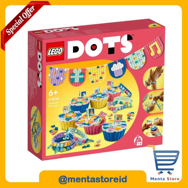 Promo LEGO Dots 41806 Ultimate Party Kit Diskon 60% di Seller Menta ...