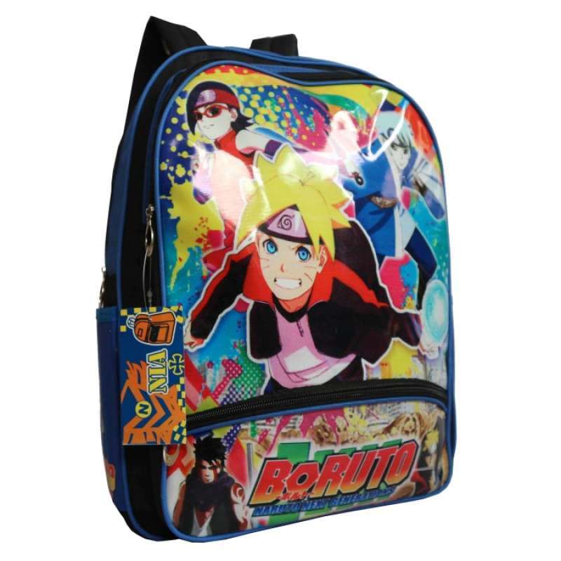 Jual Tas Ransel Backpack Anak SD PAUD TK Gambar Boruto Naruto Biru ...