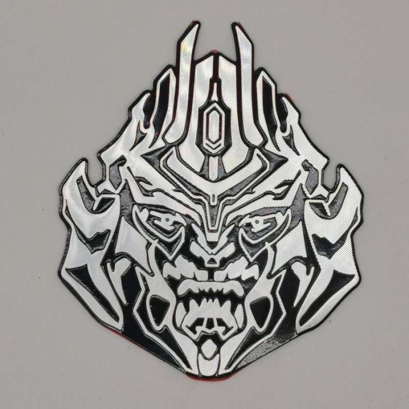 Promo emblem transformer / transformers autobot megatron face ukuran ...
