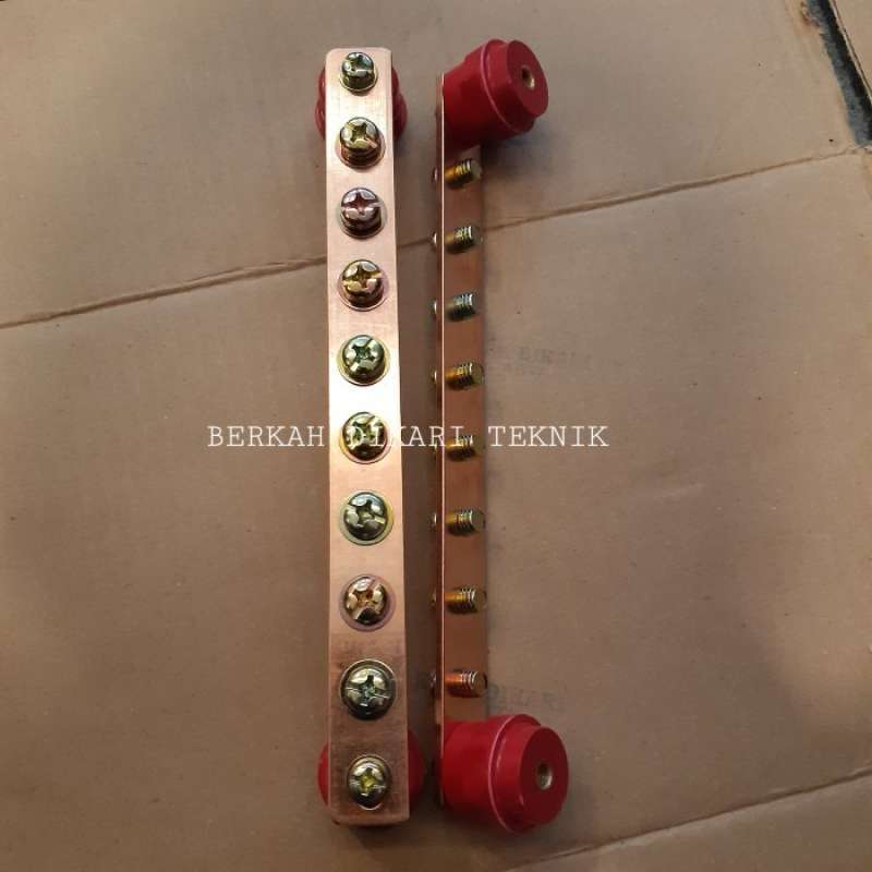 Promo Busbar Tembaga 3mm x 20mm x 100mm Busbar Nol Arde Tinggal Pasang ...