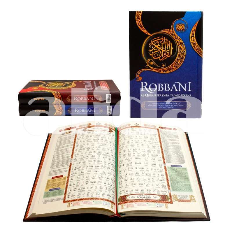 Jual Alquran Robbani Besar A4, Al-Quran Tajwid Terjemah Per Kata Robani ...