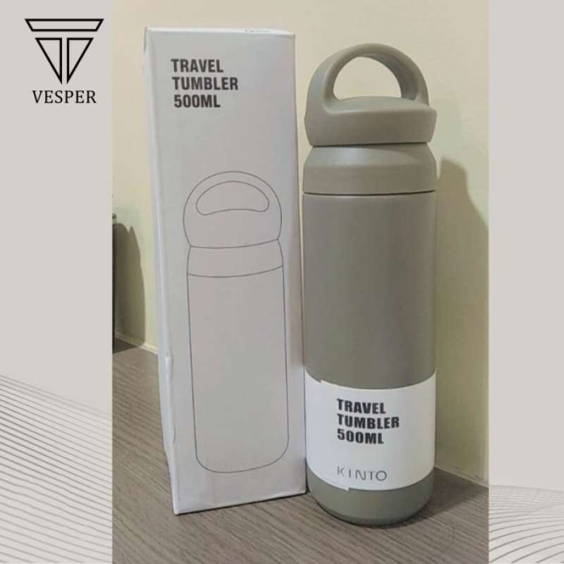 Promo TUMBLER TRAVEL JAPANESE WITH HANDLE 500ML / BOTOL MINUM GAGANG ...