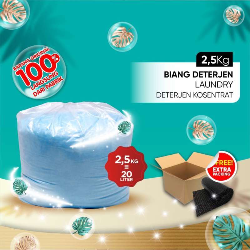 Promo Biang Sabun/Deterjen Cair Extra Clean Laundry 2,5kg Bisa Jadi 20 ...