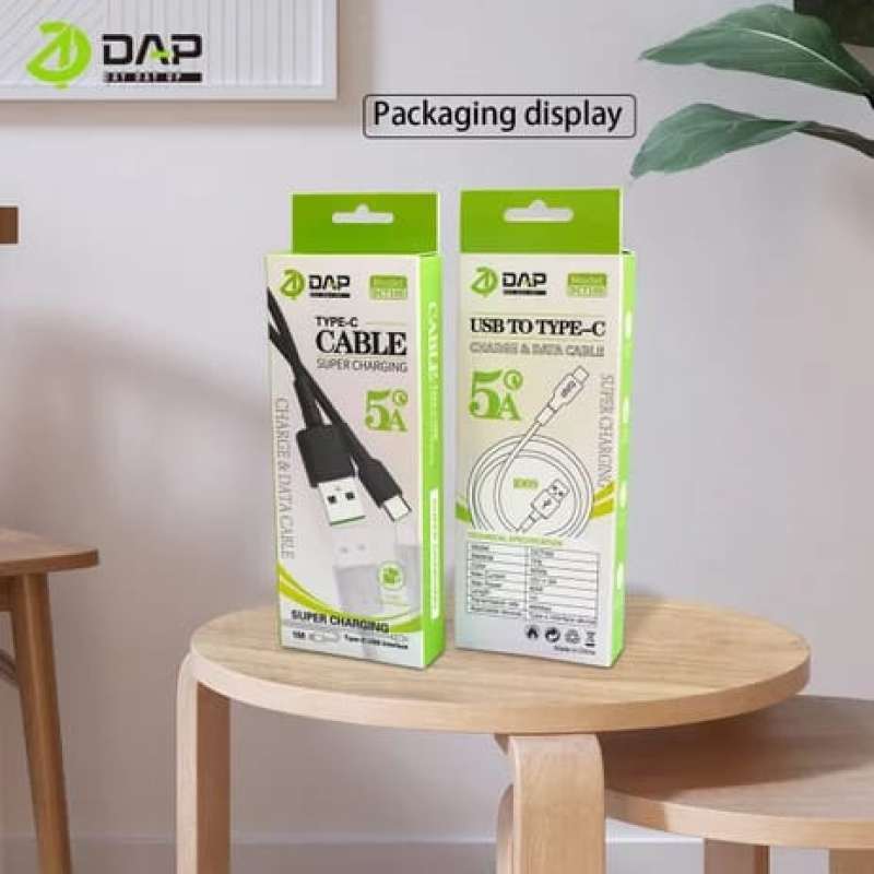 Jual KABEL DATA DAP DCT100 5A TYPE C SUPER FAST CHARGING - GARANSI 1 ...