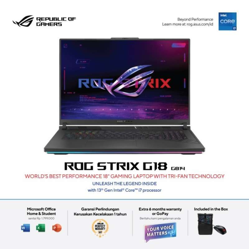 Jual ASUS ROG Strix G16 G614JV-I746J7G-O - Eclipse Gray di Seller ...