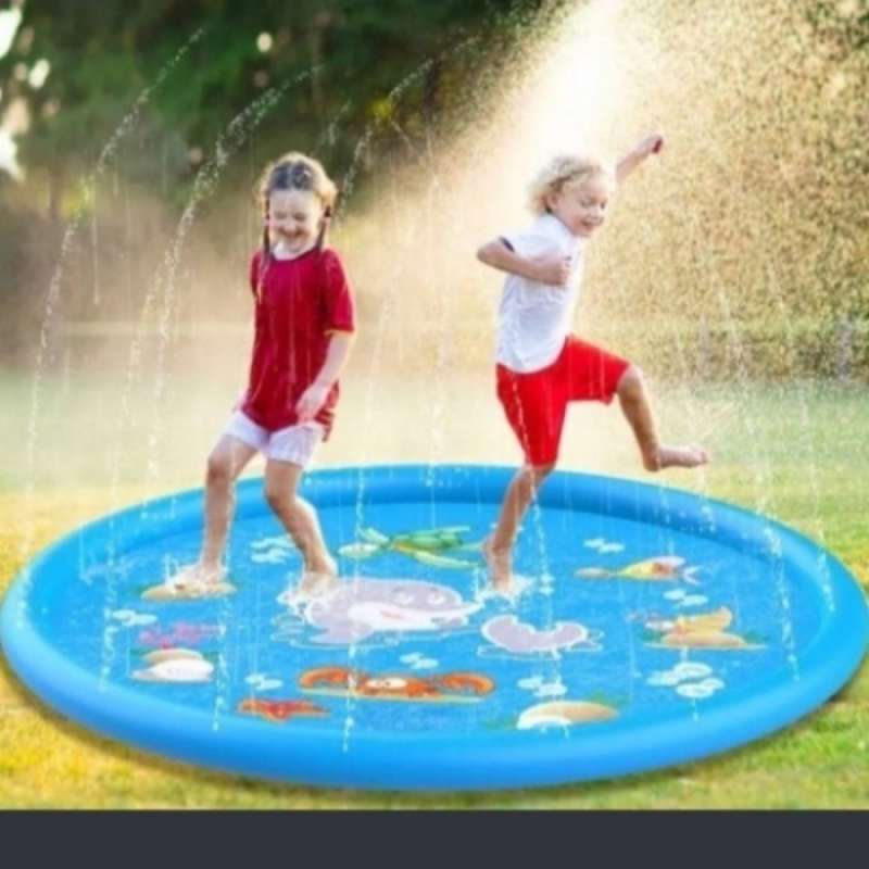 Promo Kiddy Pool / Fountain Splash Pad Sprinkler-170cm Diskon 26% Di ...