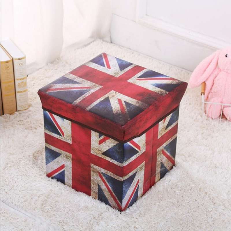 Promo Storage Box Mini Sofa Ottoman Lucu Kotak Kontainer Penyimpanan ...